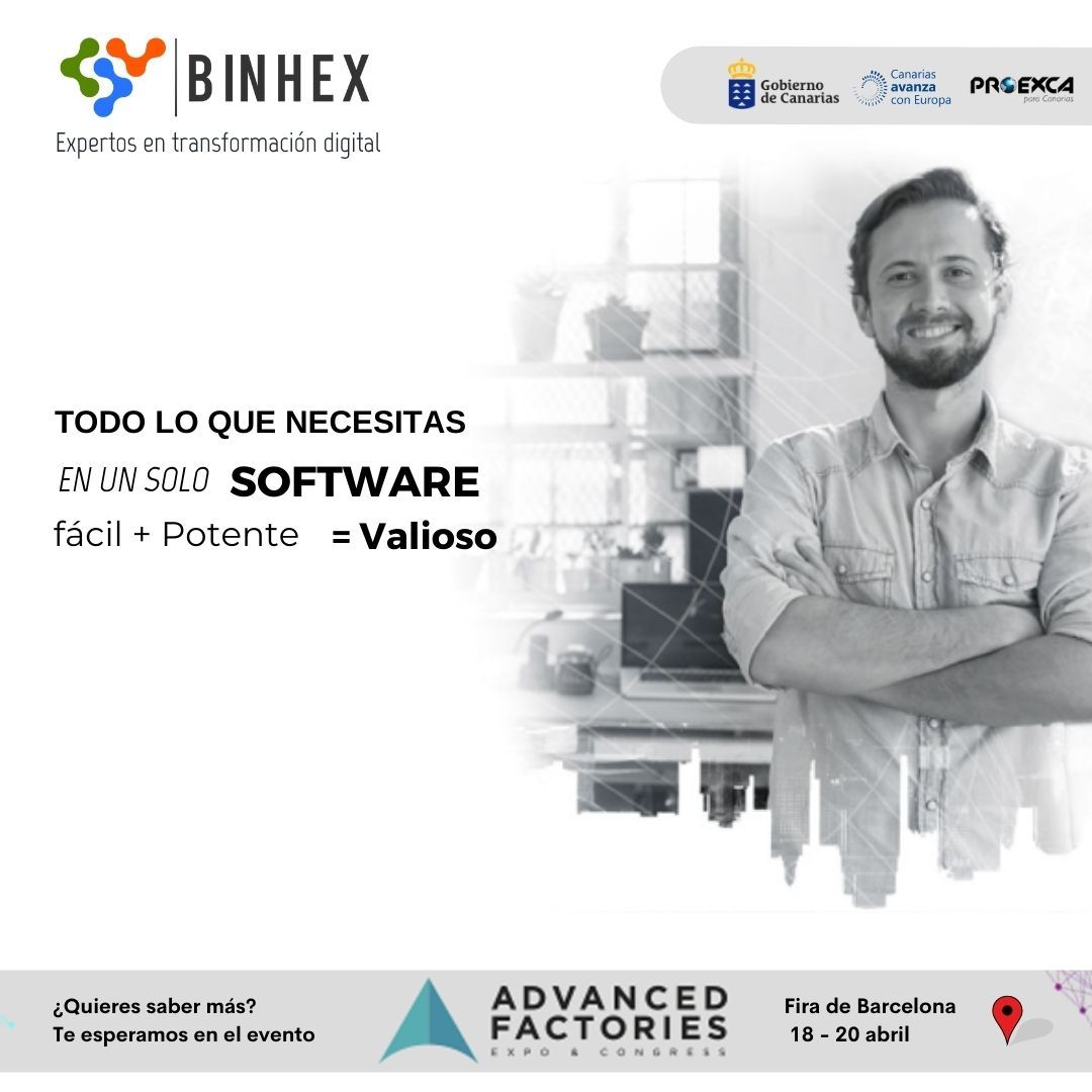 Binhex en Advanced Factories Barcelona | Binhex